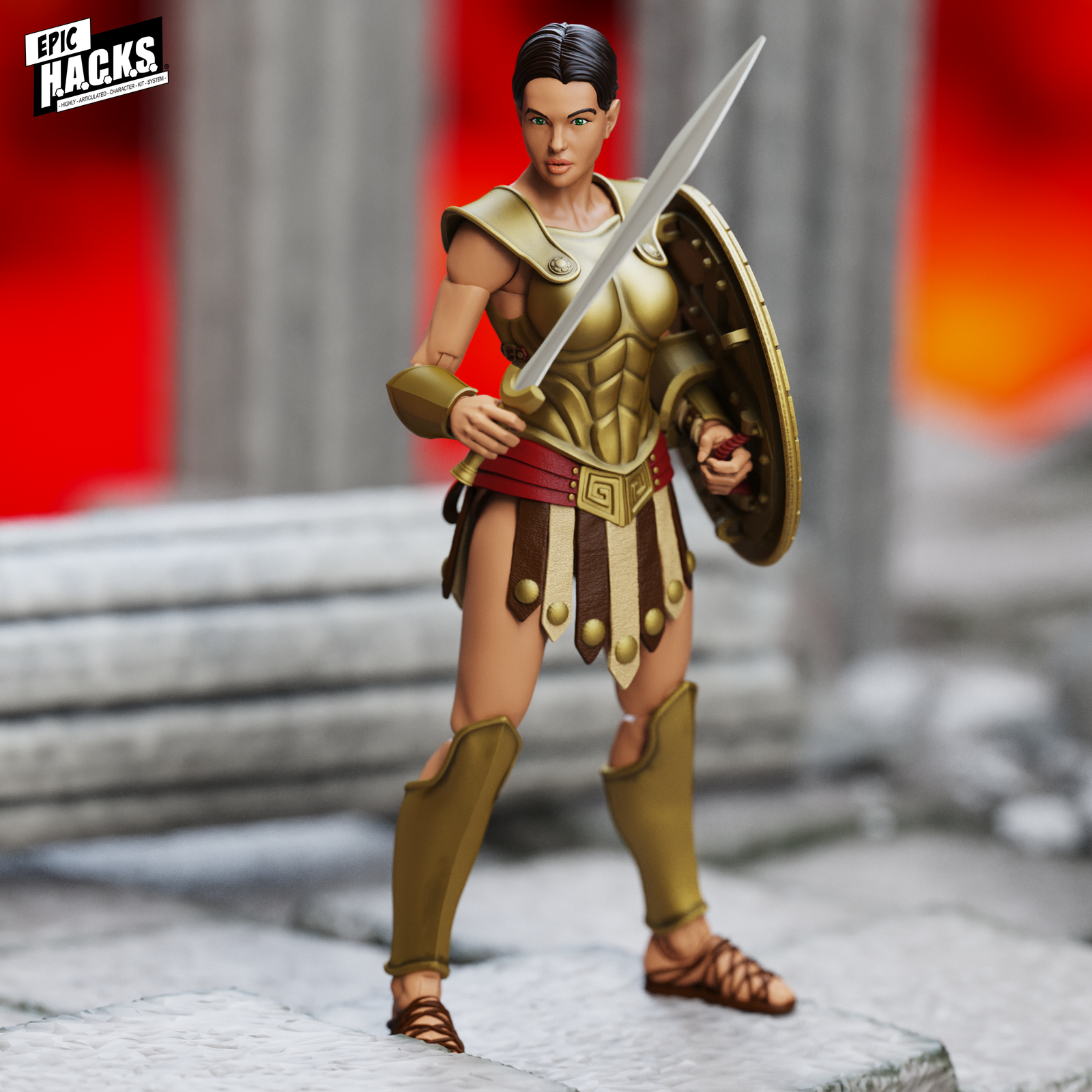 Epic H.A.C.K.S. Core 1:12 Scale Action Figure | Amazon Warrior: Pride ...