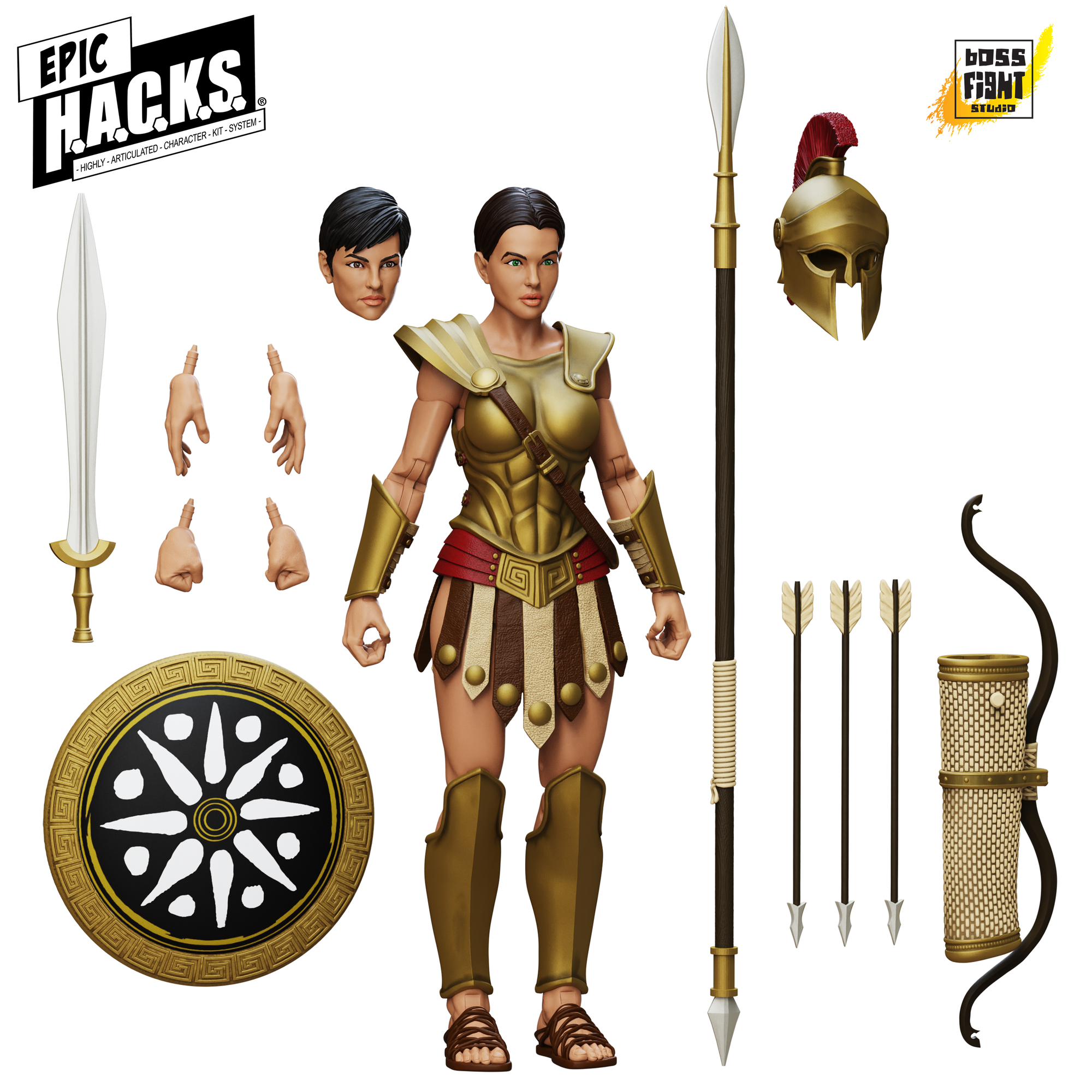 Epic H.A.C.K.S. Core 1:12 Scale Action Figure | Amazon Warrior: Pride ...