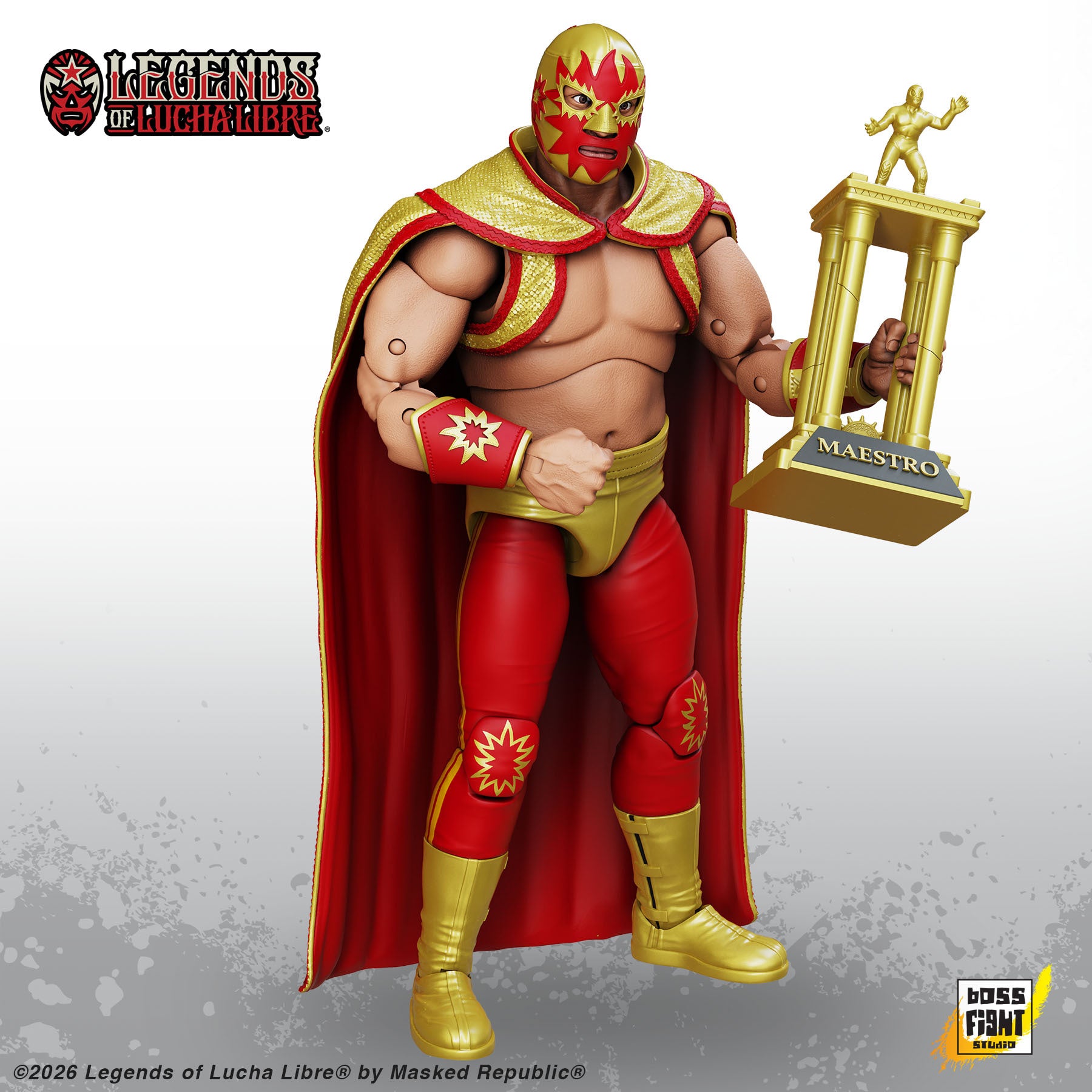 Legends of Lucha Libre Premium Action Figure: Solar – Boss Fight Studio