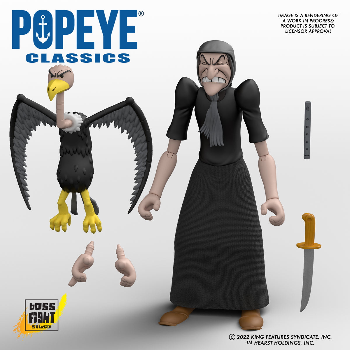 Popeye Classics Action Figure: Sea Hag – Boss Fight Studio